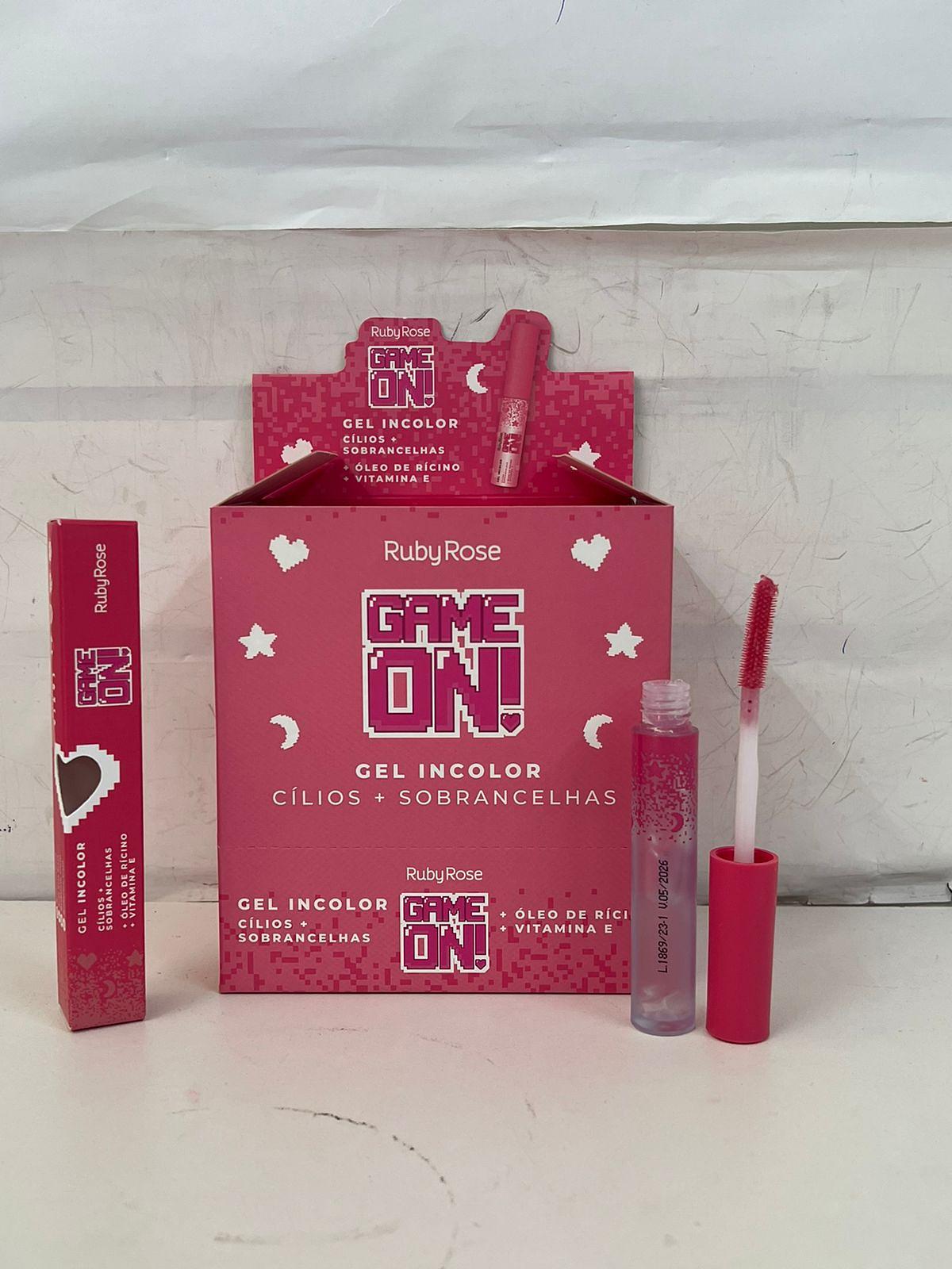 Gel incolor para cílios e sobrancelhas game on!/ | Lili Maquiagem