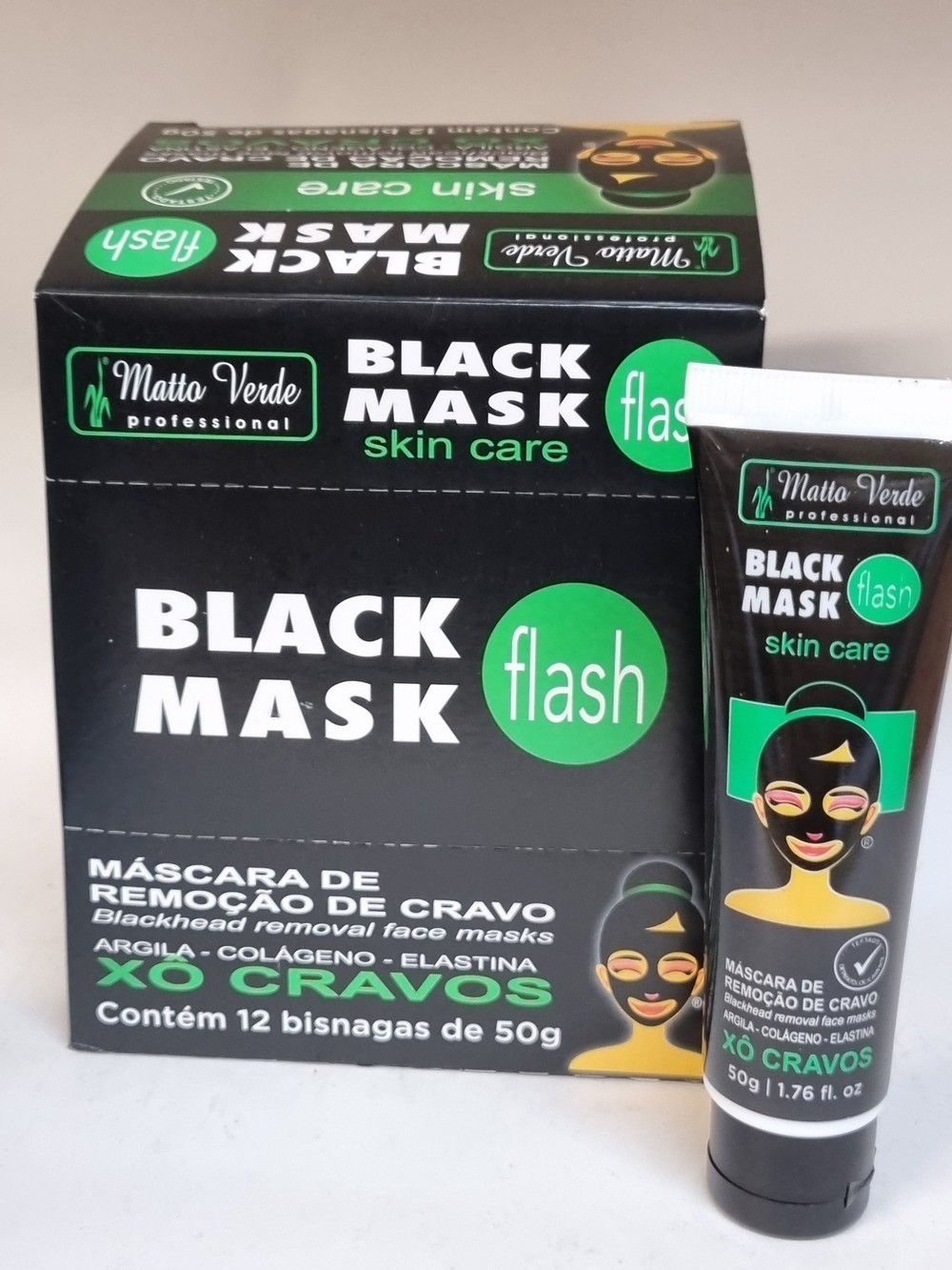 Mascara de remoçao de cravo Matta verde C/12pcs mv-45 | Lili Maquiagem
